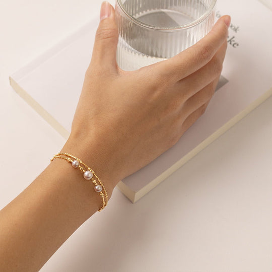 Luxury Pearl Bracelets | 18K Solid Gold Designs | HELAS JEWELRY – HELAS ...